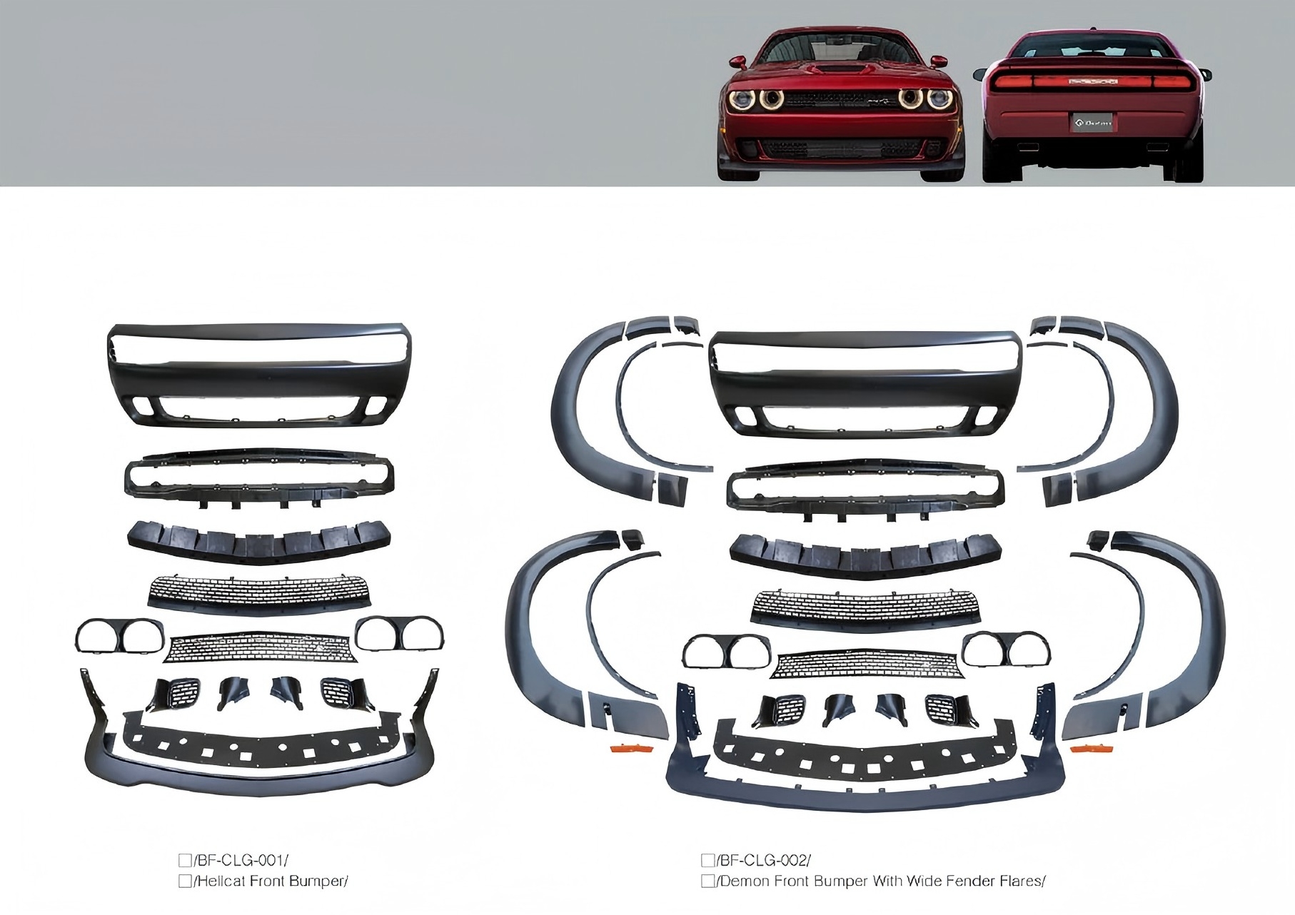 Top 10 Dodge Challenger Body Kit Manufacturers - Honghang