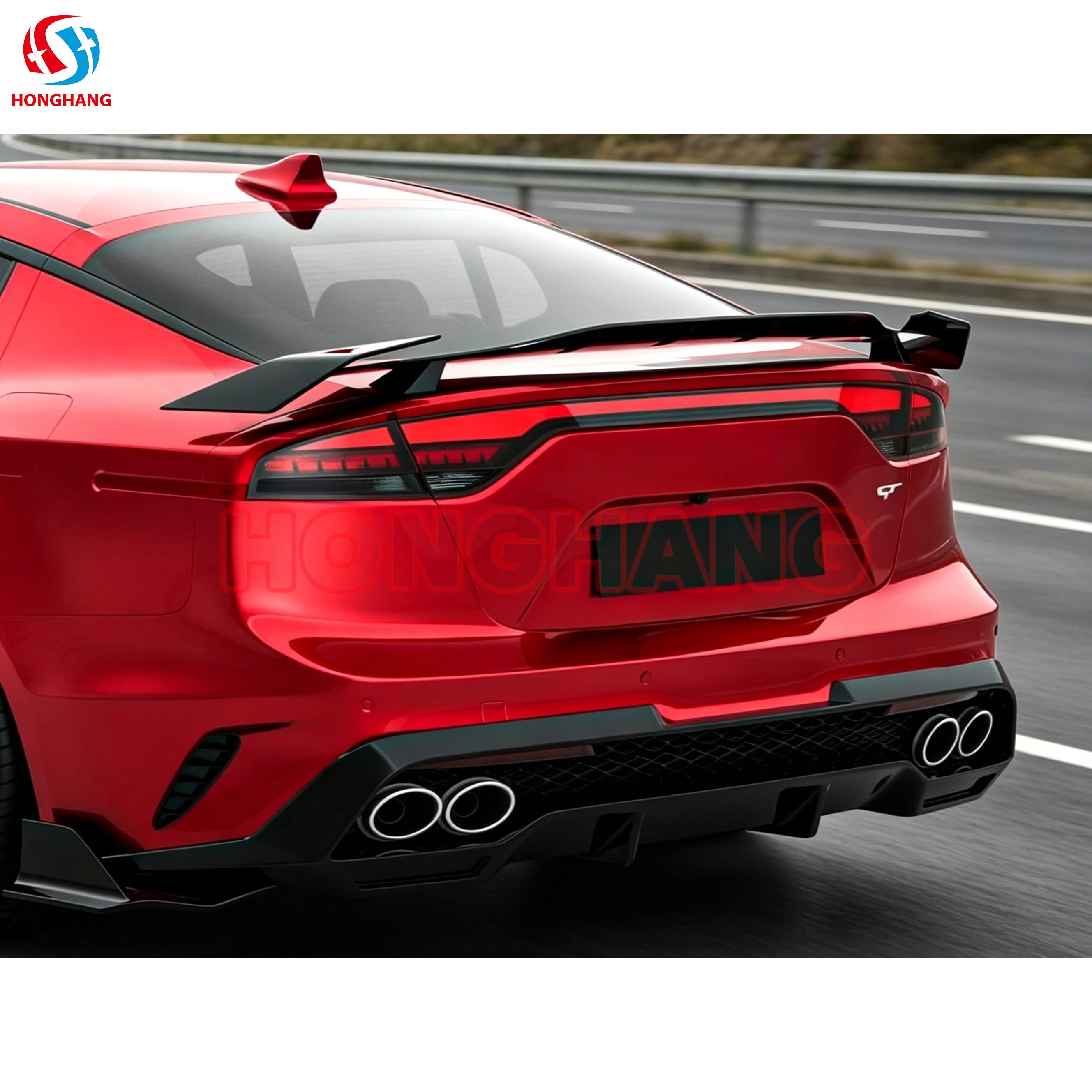 2018-2023 Kia Stinger Surge S1 リアディフューザーリップ - Honhang